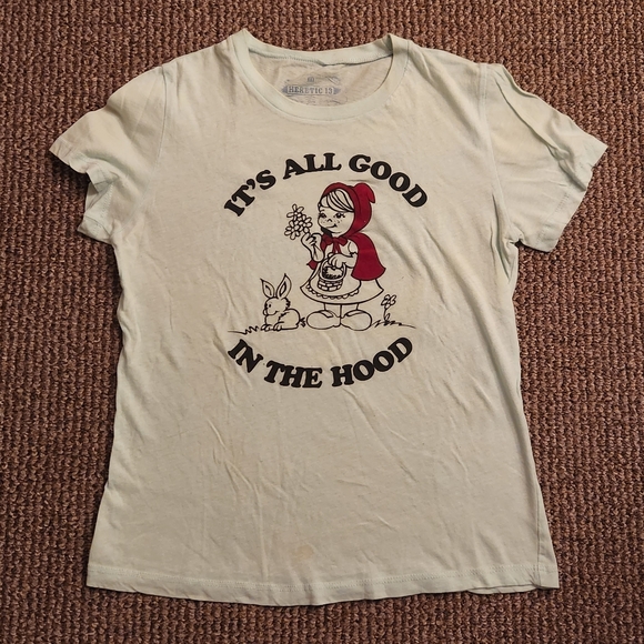 Heretic 13 | Tops | Vintage Heretic 3 Cotton Made In Usa Tee Its All ...